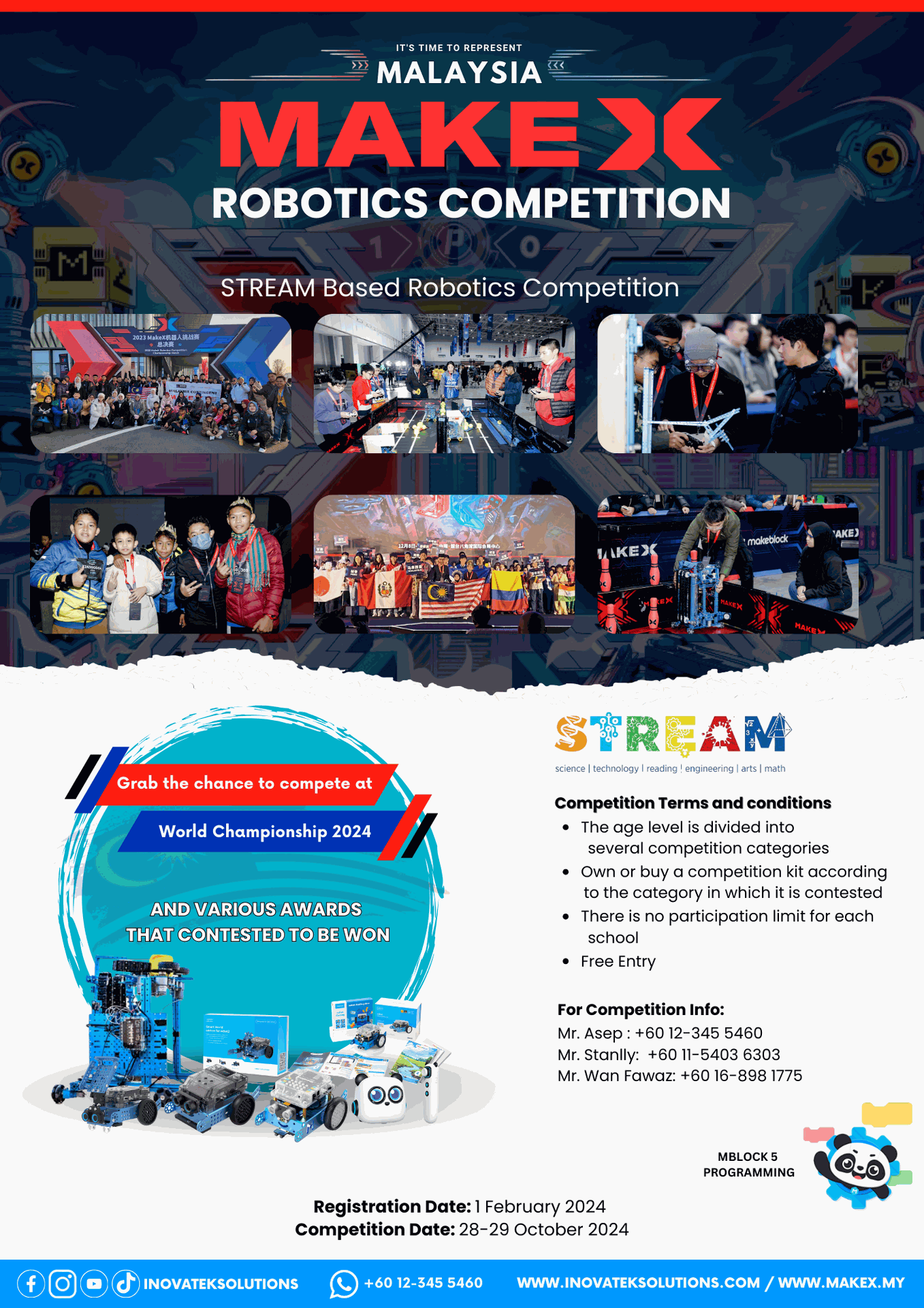MakeX National Robotics Competition 2024 | Inovatek Solutions